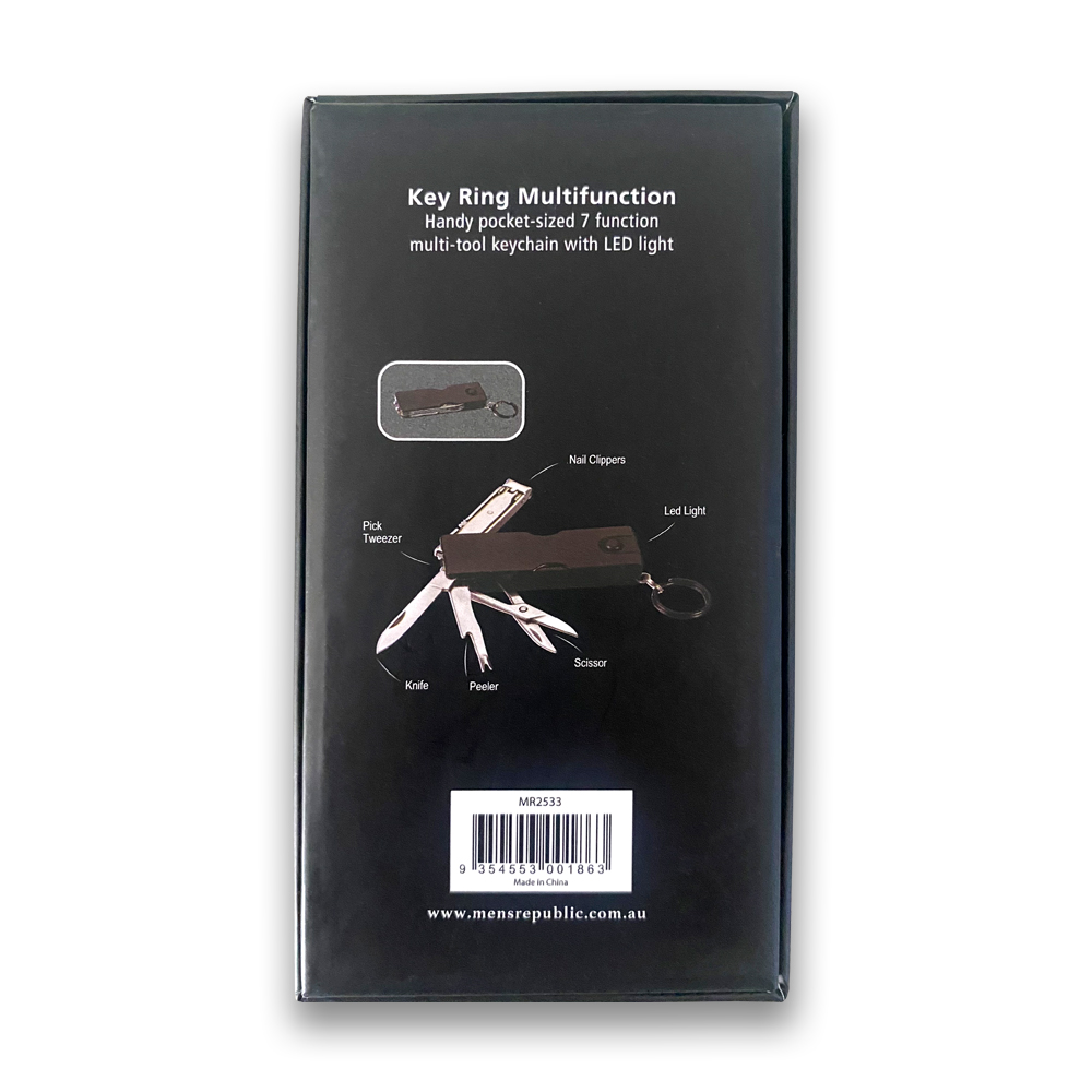Wholesale Men's Republic Key Ring Multi Tool - Black - Men's Republic ...