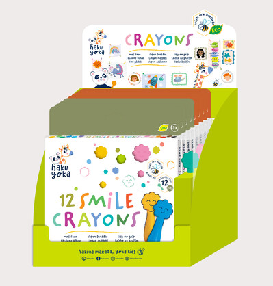 Wholesale Smile+Crayons Assorted Carton Display - Happy Distribution ...