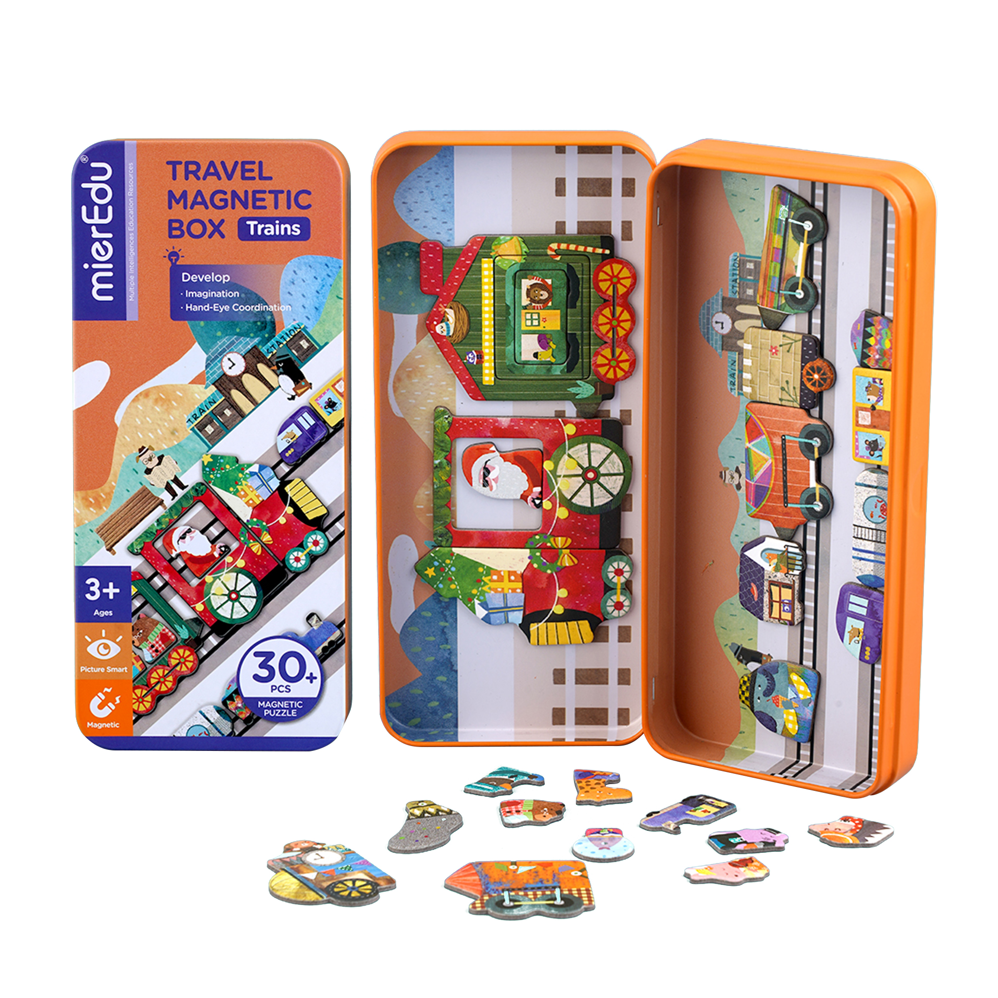 Wholesale Magnetic Puzzle Box - Trains - Happy Distribution - Fieldfolio