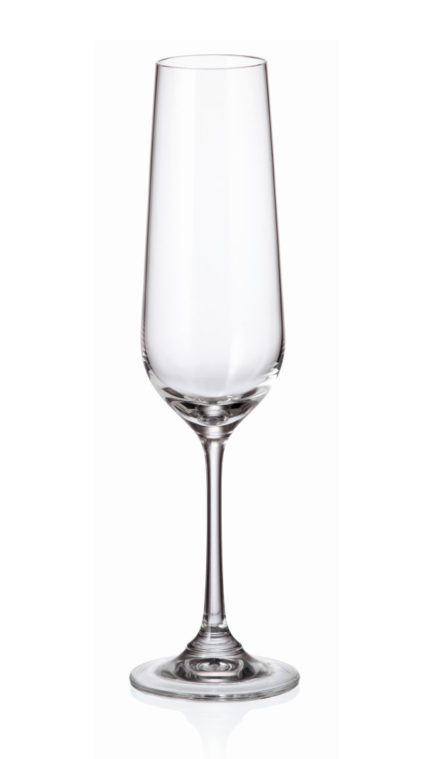 Wholesale Strix Flute 200ml /6PC - Bohemia Crystal - Fieldfolio