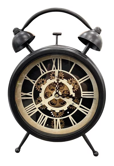 Wholesale Black on Gold Round Table Clock - Liberty Collection Pty Ltd ...