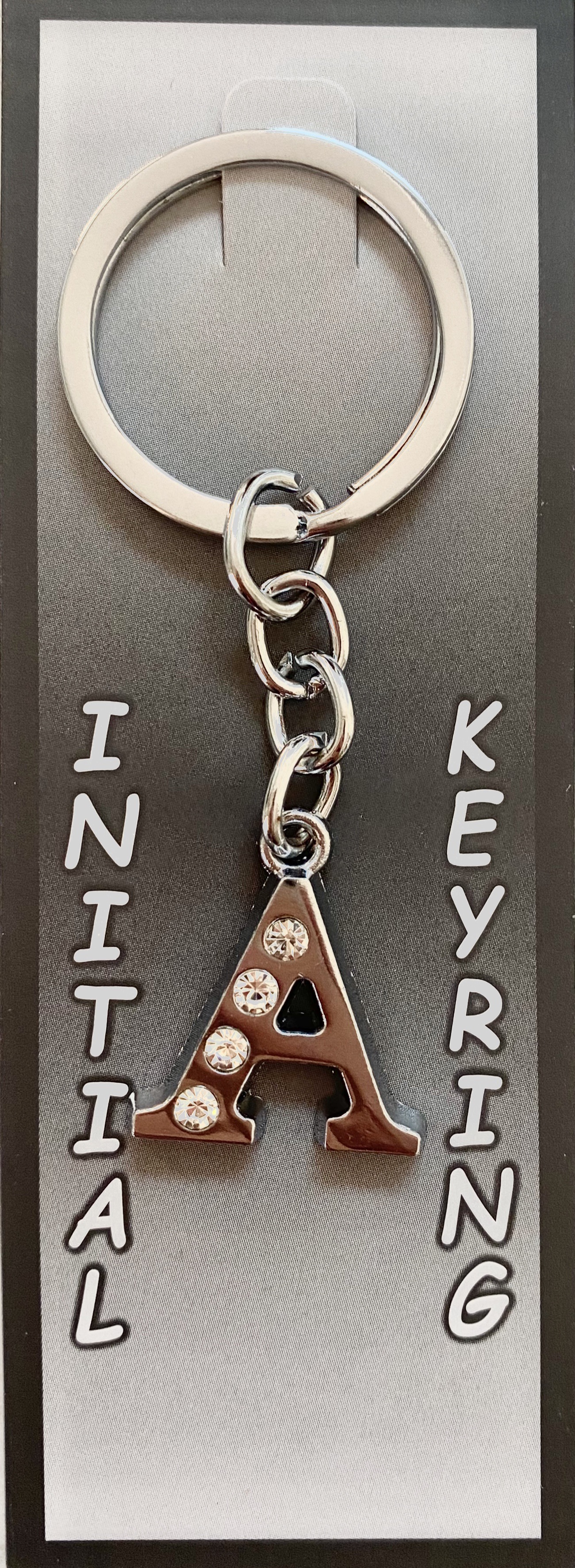 Wholesale Initial Key Ring Plain A - Sunrise Accessories - Fieldfolio