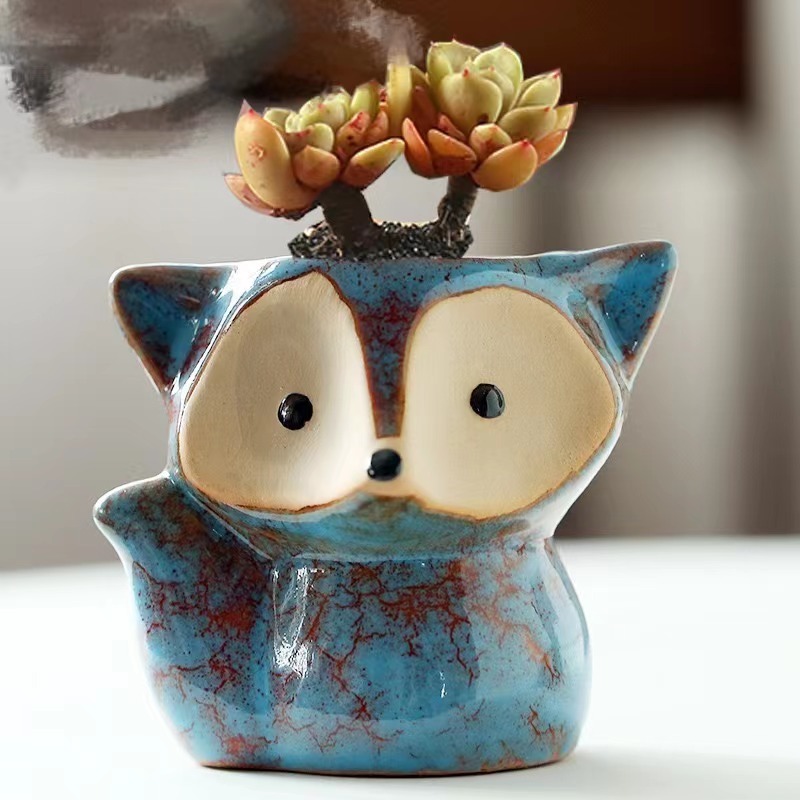 Wholesale Fox Pots Set of 4 - Sunrise Accessories - Fieldfolio