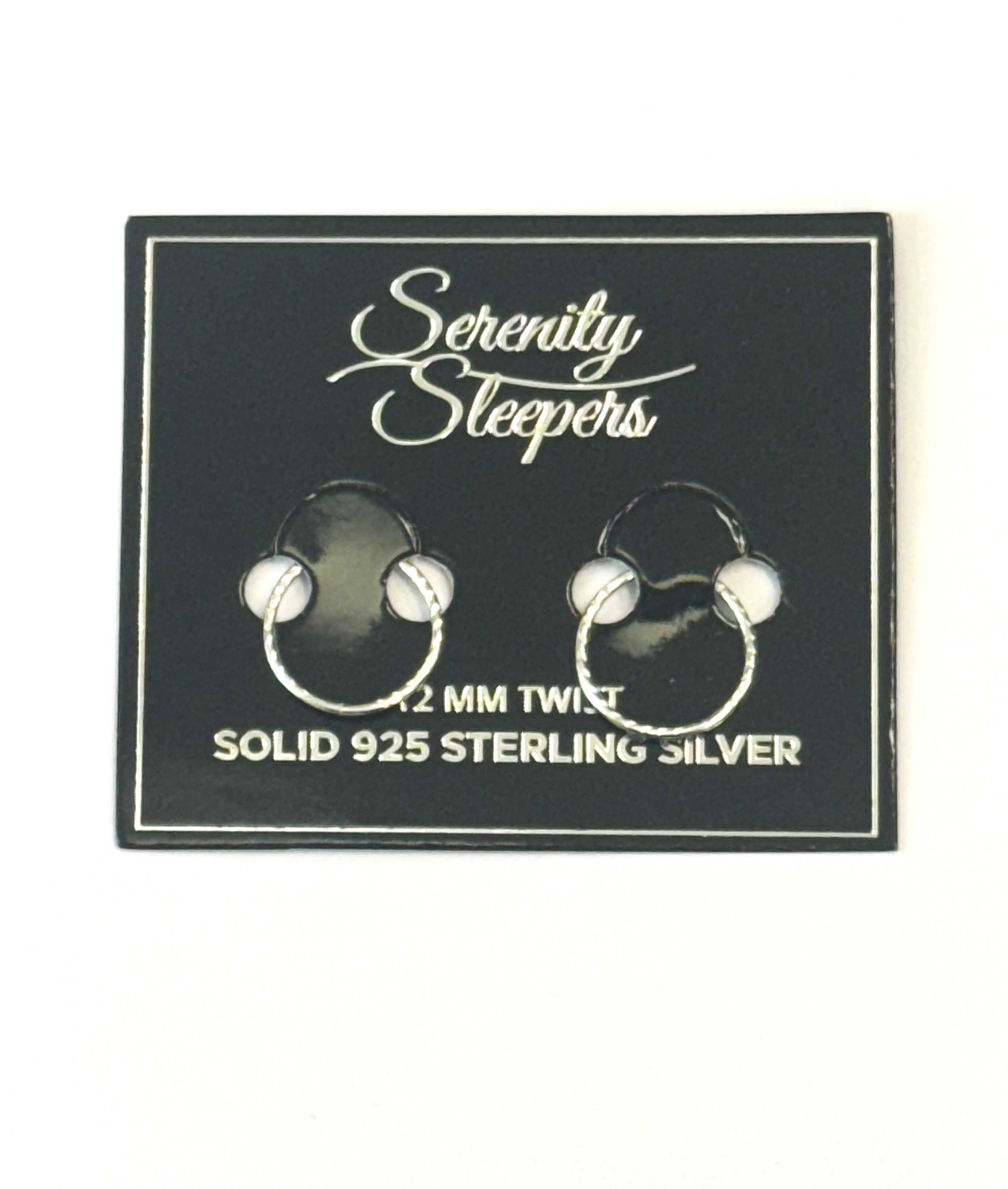 Wholesale Sterling Silver Sleepers Twist 12mm - Sunrise Accessories ...