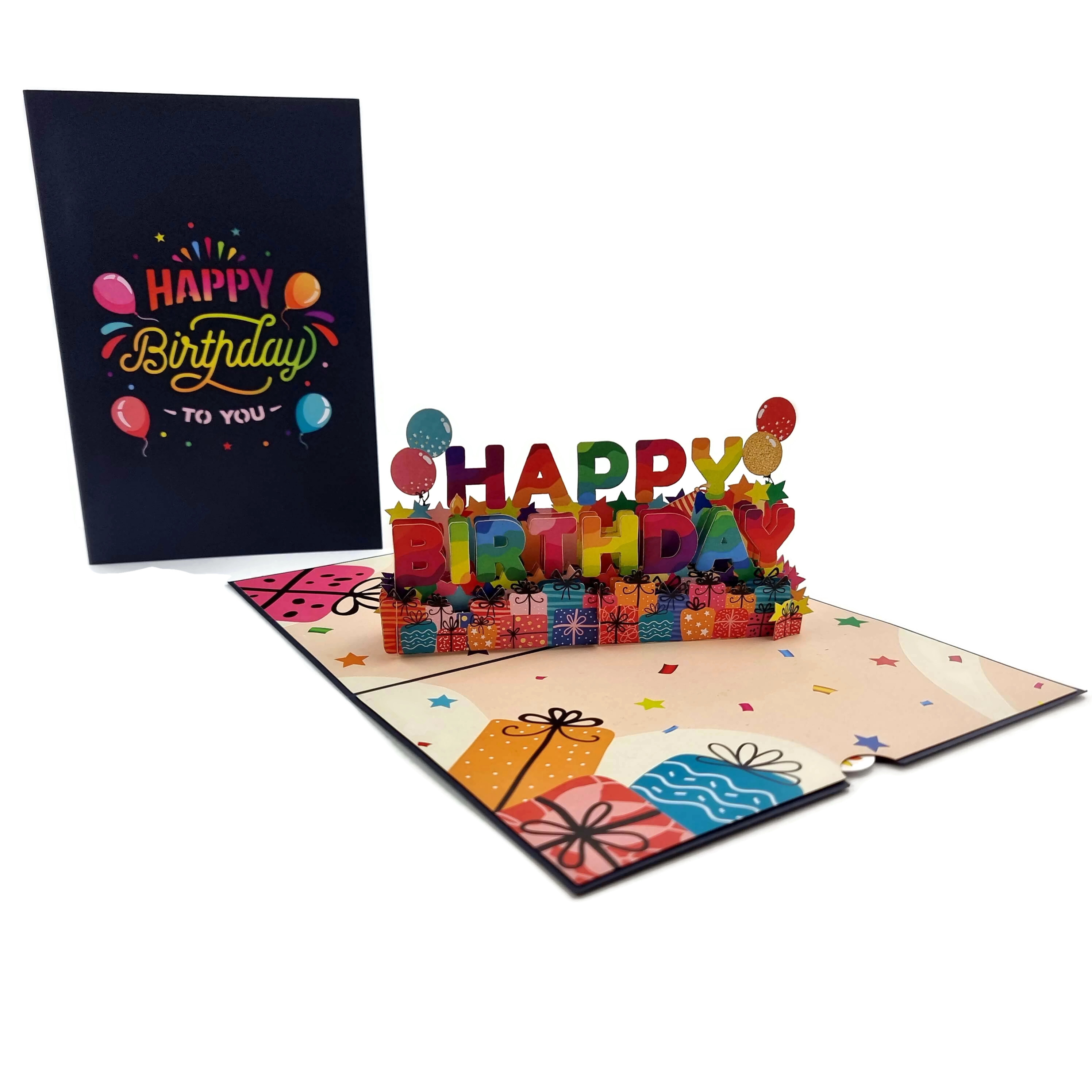 Wholesale Happy Birthday (BD059) - Color Pop Cards - Fieldfolio