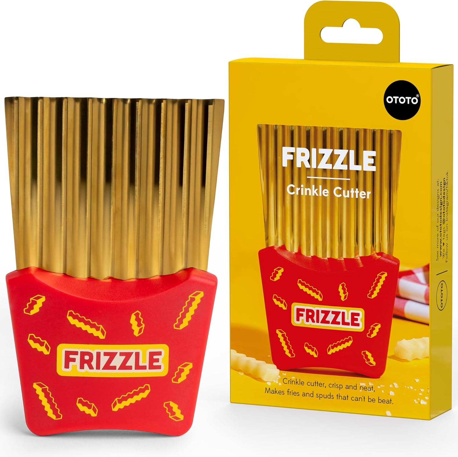 Wholesale Frizzle Crinkle Fry Cutter - OPTOCO PTY LTD - Fieldfolio