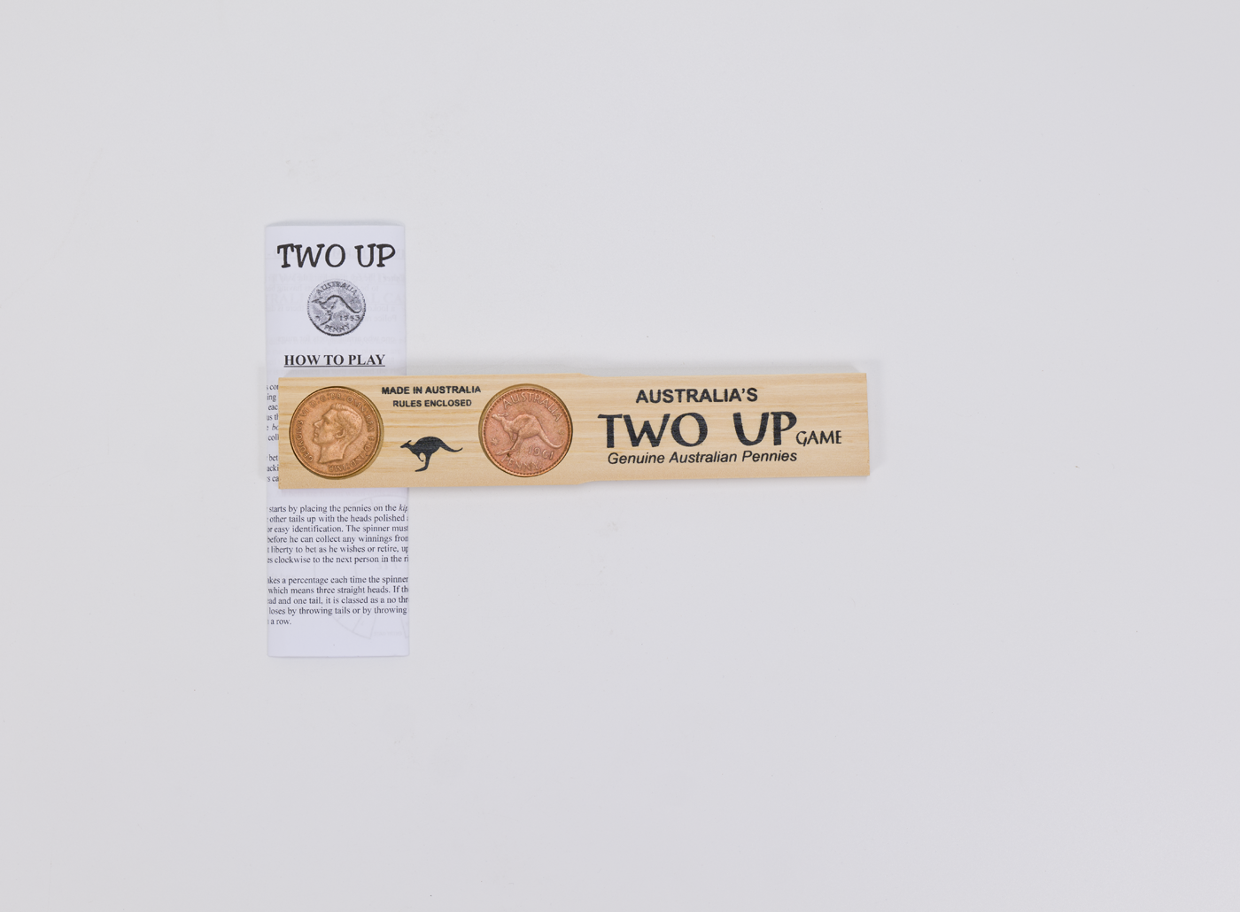 Wholesale Australian Made Two Up Set - Kangaroo Gifts - Fieldfolio