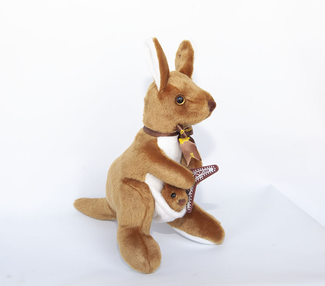Wholesale ROO30 - Plush Kangaroo 30cm Tall - Kangaroo Gifts - Fieldfolio