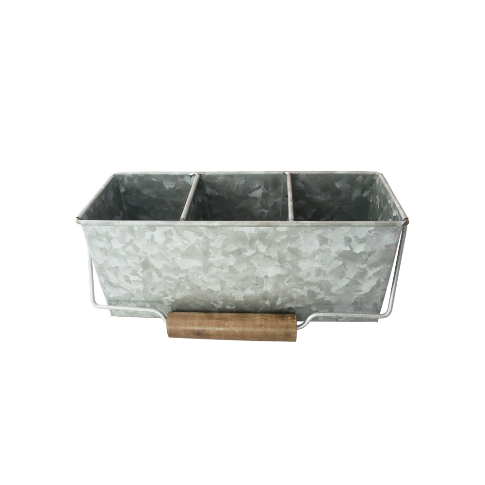 Wholesale TABLE CADDY 3 COMPARTMENT GALVANISED T11017 - Uncle Zitos New ...