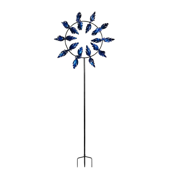 Wholesale Alfresco Gardenware Wind Spinner LSD Blue - Fieldfolio