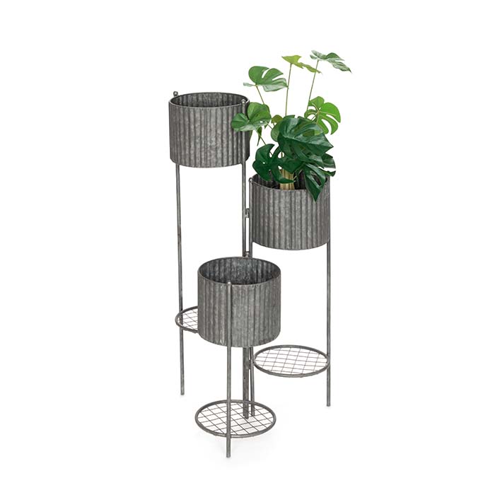 Wholesale Pot Plant 3 Tier Stand Rib Cha - Alfresco Gardenware - Fieldfolio