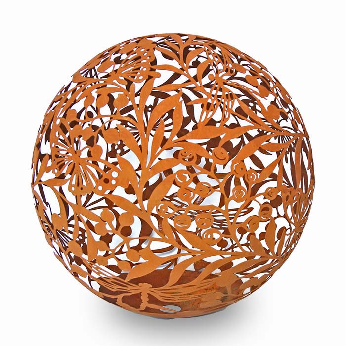 Wholesale Ball Wildlife Corten 50cm Rust - Alfresco Gardenware - Fieldfolio