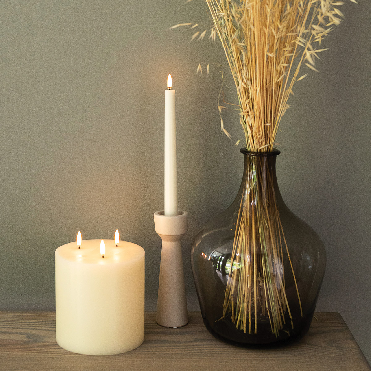 Wholesale Uyuni Lighting Tapers - Classic Ivory Flameless - Enjoy ...