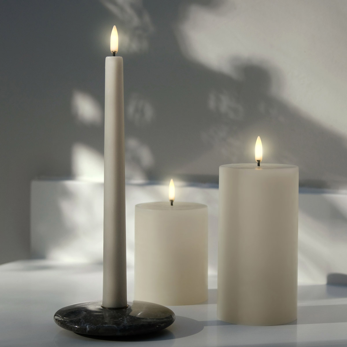 Wholesale Uyuni Lighting Tapers - Classic Ivory Flameless - Enjoy ...