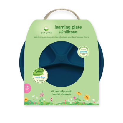 Wholesale Learning Plate-Navy-12mo+ - For Baby and Up - Fieldfolio