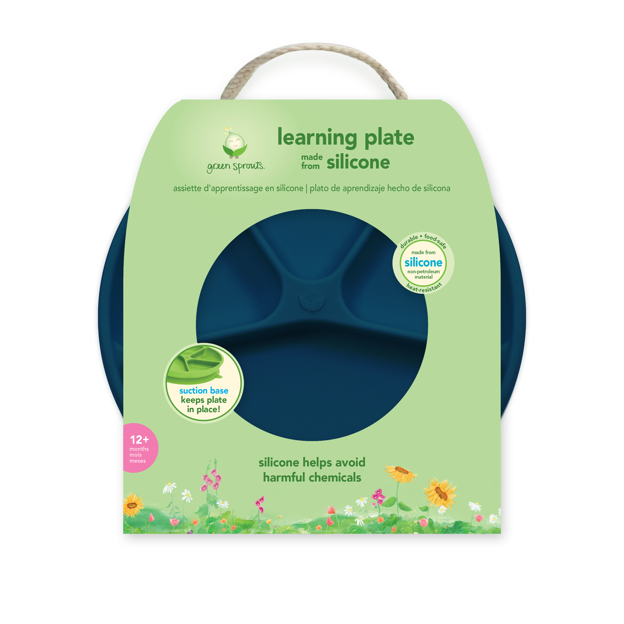 Wholesale Learning Plate-Navy-12mo+ - For Baby and Up - Fieldfolio