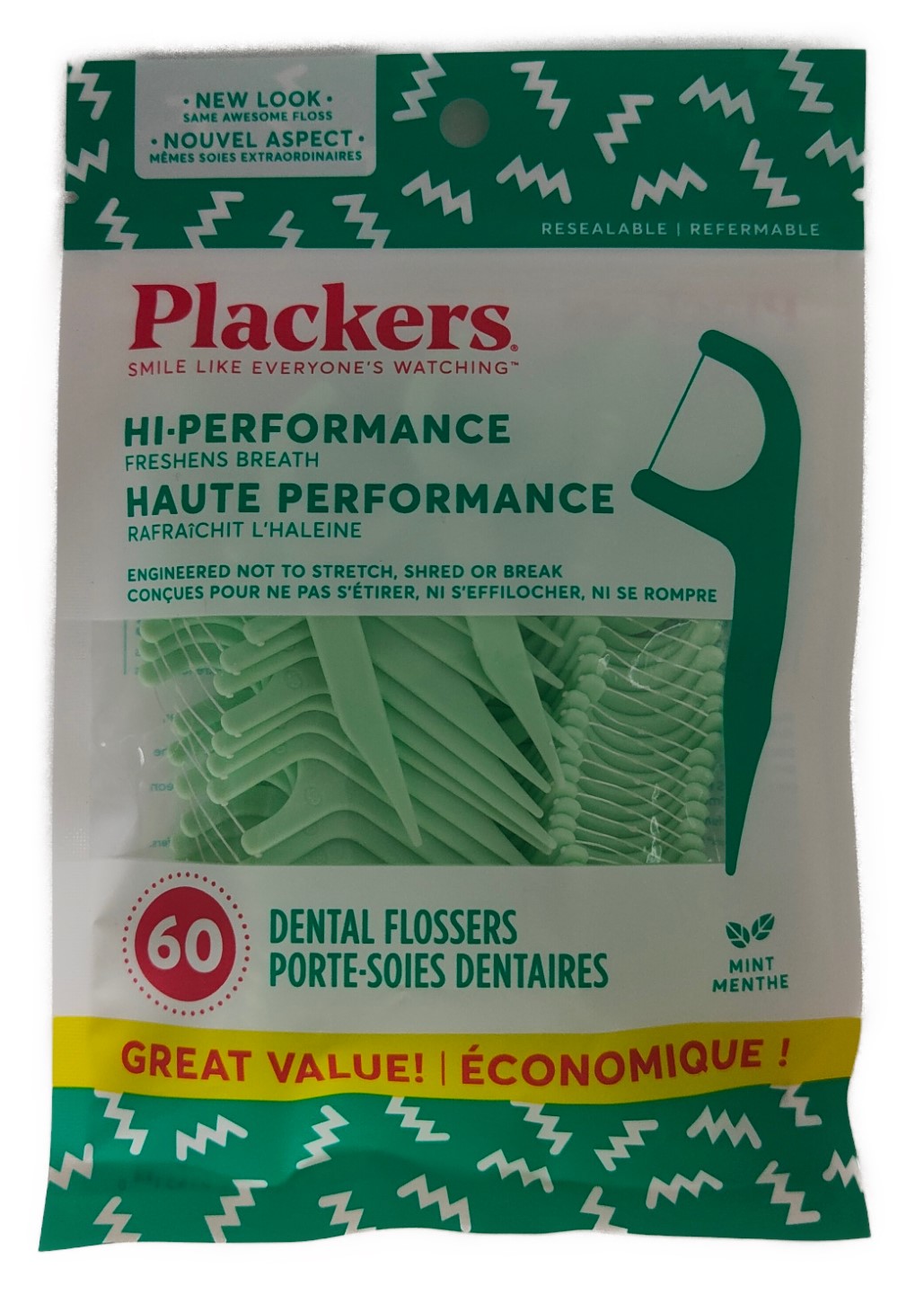 Wholesale TriStar Brands (NZ) Ltd Plackers Hi Performance Mint Flossers ...