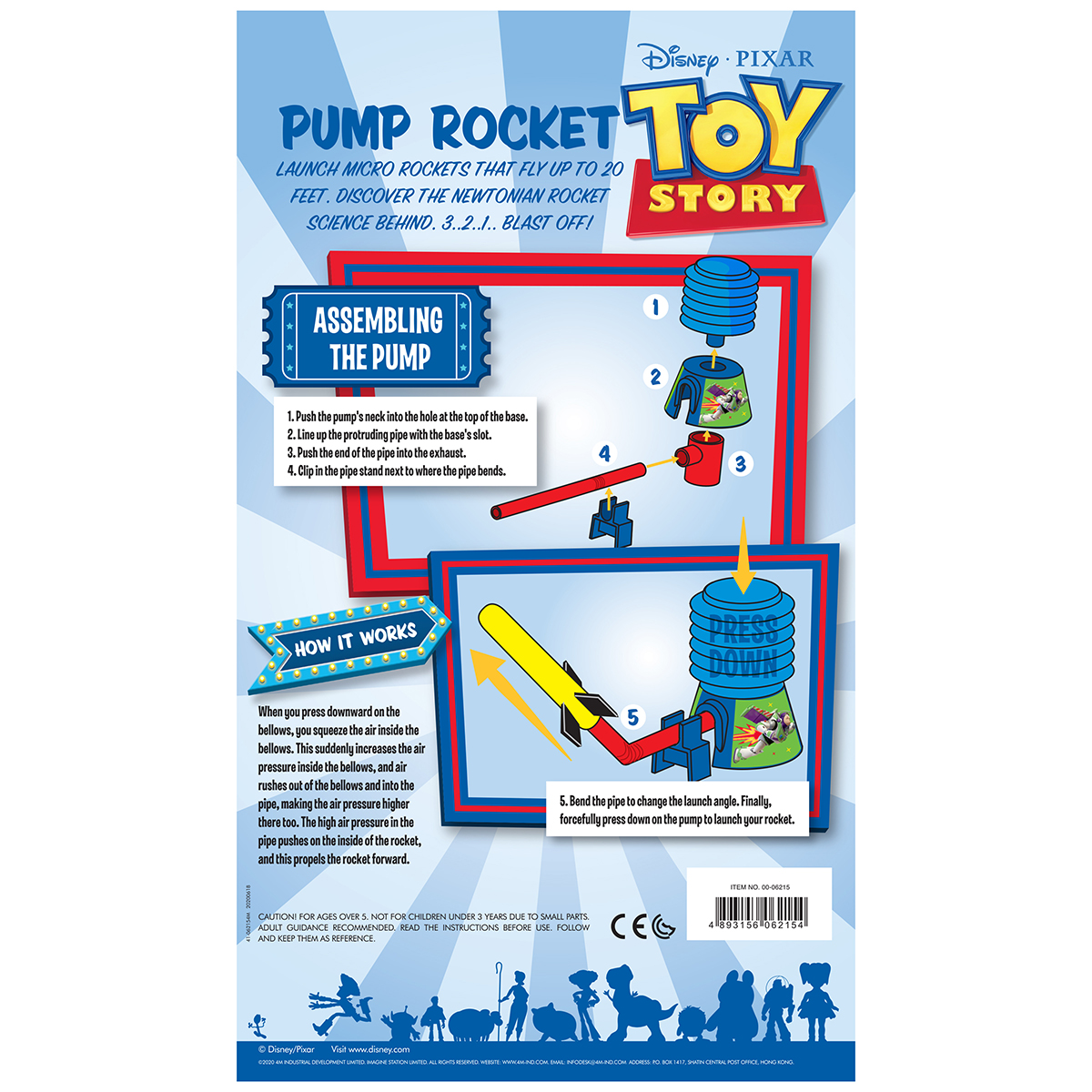 Wholesale Disney Pixar Buzz Lightyear Pump Rockets - Voodle Ltd - Fieldfolio