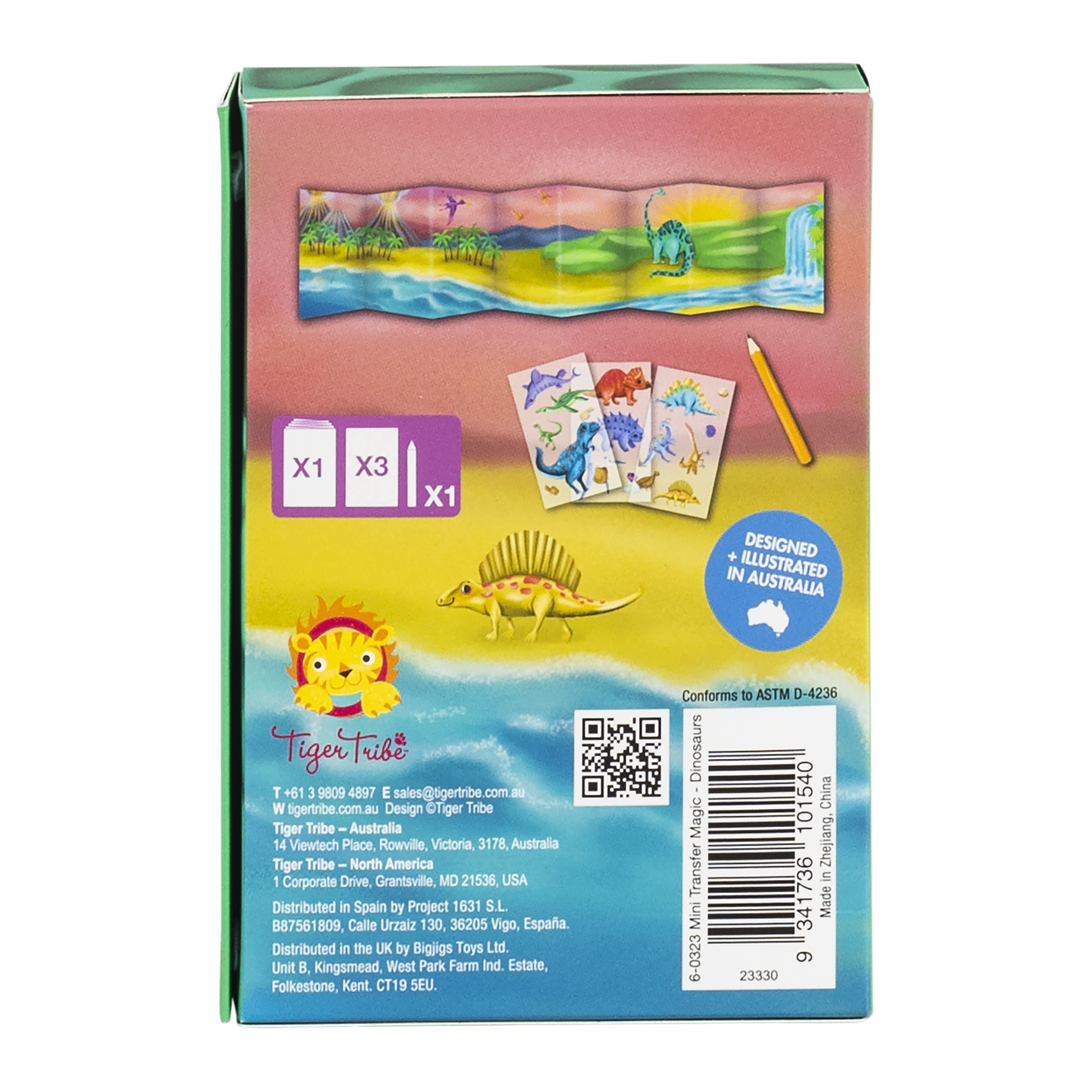Wholesale Mini Transfer Magic CDU16 - Dinosaurs - Voodle Ltd - Fieldfolio